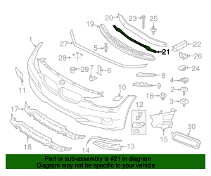 2014-2019 BMW | Lower Support | 51117294912 | BMW OEM Parts Store
