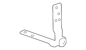 84708323 - Passenger Side Tailgate Closure Side Hinge 2019-2025 GM ...