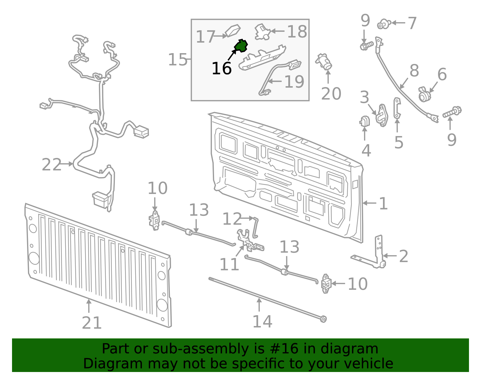 2023-2025 GM (Replaces 85538326) Rear Camera 86518927 GM ...