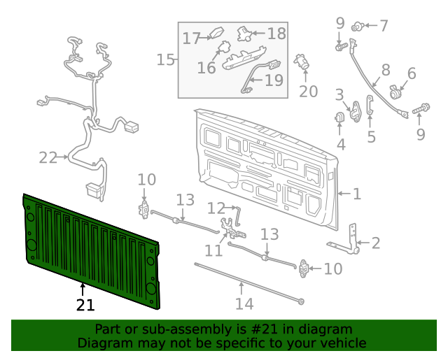 2019-2023 GM Cover Panel 23388997 | GM Parts Center