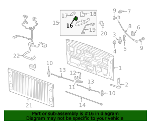 2019-2025 GM Rearview Driver Information Camera 84884484 GM ...