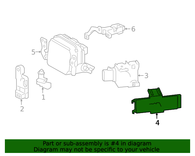 2015-2024 Lexus Park Sensor Retainer 89348-06040 | OEM Parts Online