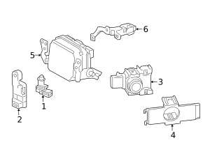 Lexus OEM Park Sensor Part# 89341-78010-A1 | OEM Vehicle Parts