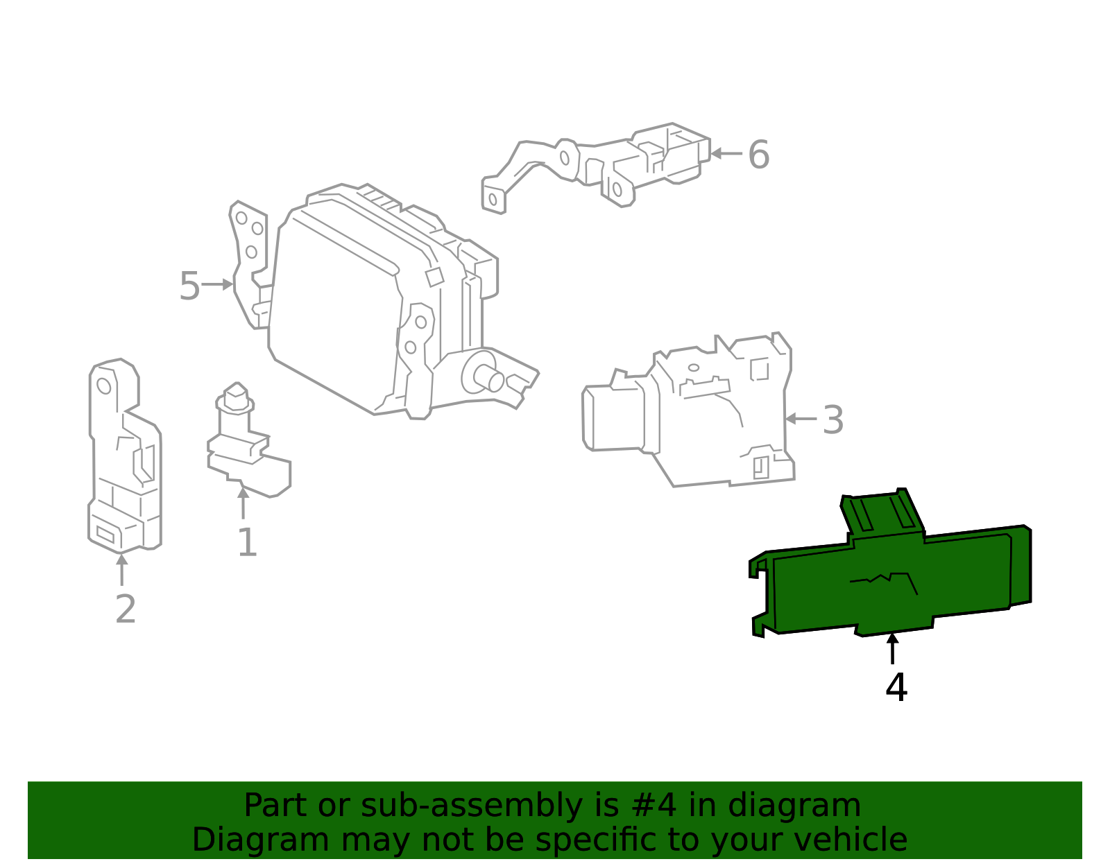 2015-2024 Lexus Park Sensor Retainer 89348-06040 | OEM Parts Online