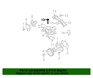 081A6-8701A - Thermostat Housing Bolt 2004-2024 Nissan | Nissan Parts ...