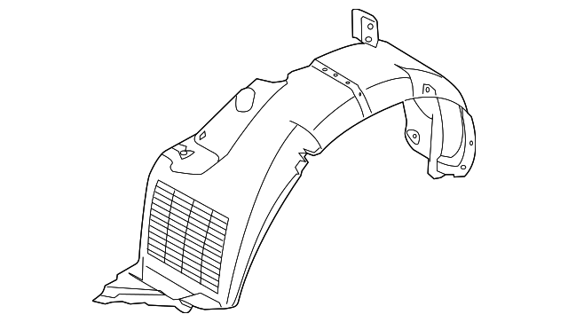 86811-2K050 - Fender Liner 2010-2011 Kia Soul | Kia.Parts Store