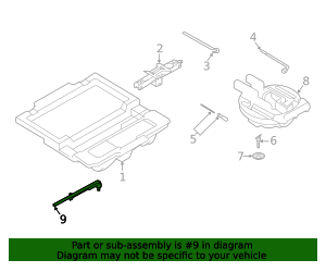 91157AJ00A - 2015-2024 Subaru Outback - Tool Kit | OEM Subaru Parts Center