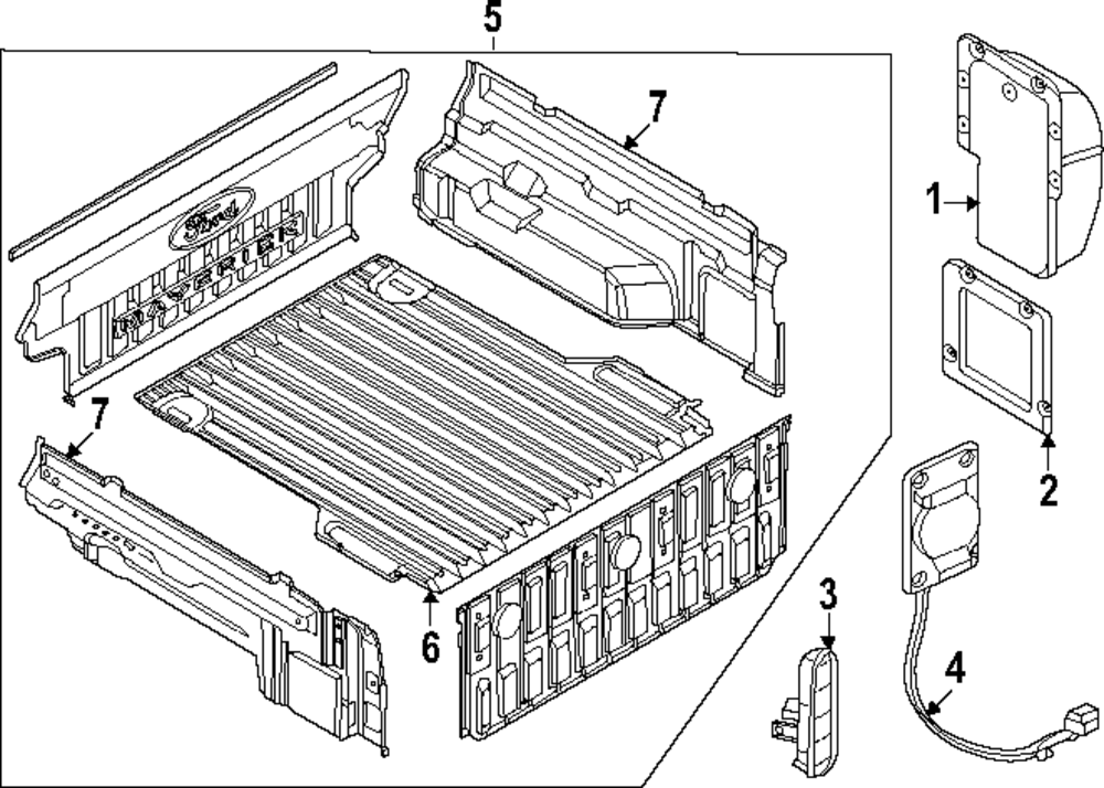 2022-2024 Ford Maverick Storage Box NZ6Z-60286A72-A | Varsity Ford