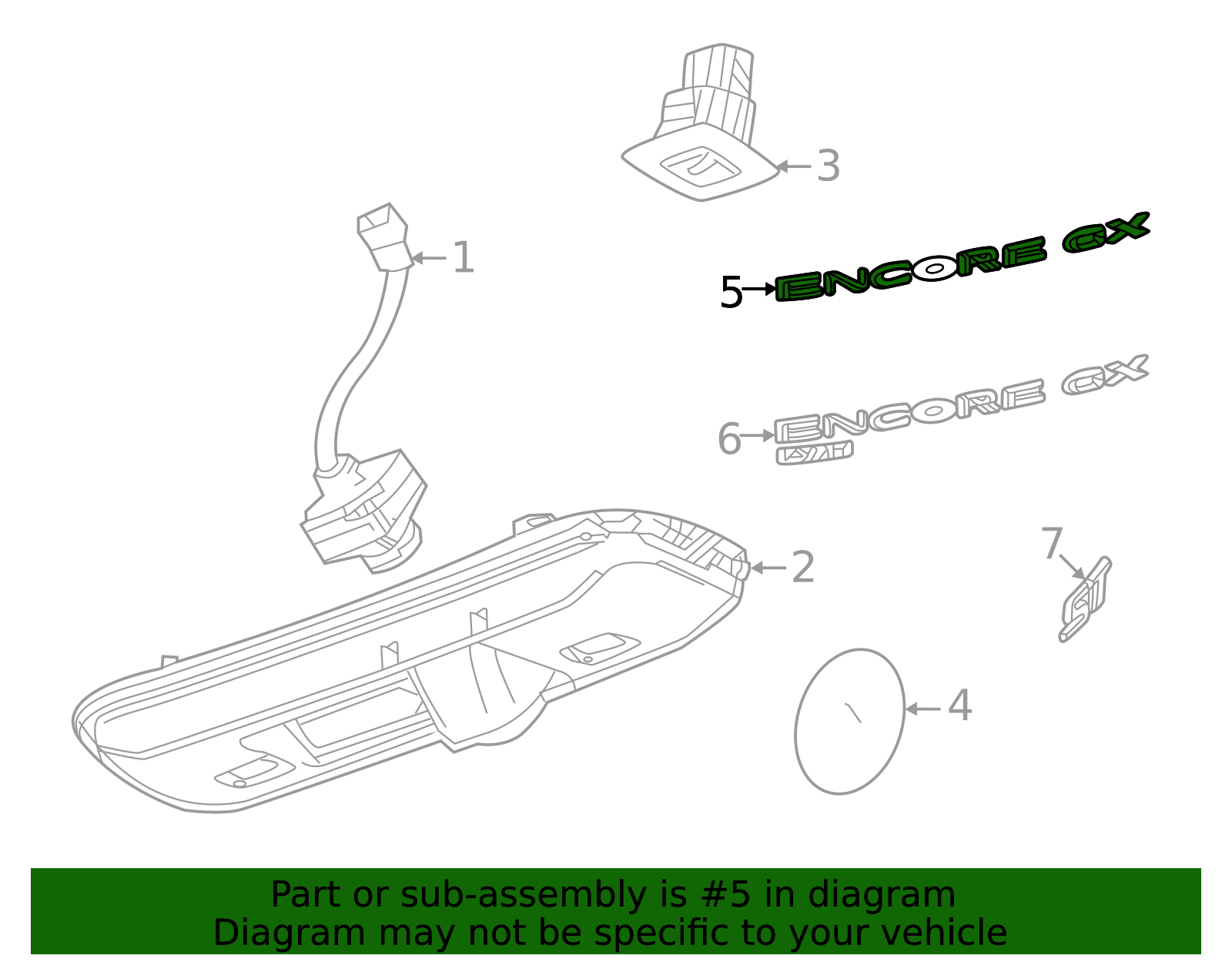42831289 - Emblem 2023 Buick Encore GX | Big 3 Auto Parts
