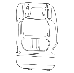 2017-2020 Chrysler Seat Back Panel - Driver's Side (LH) 5RT15DX9AE ...