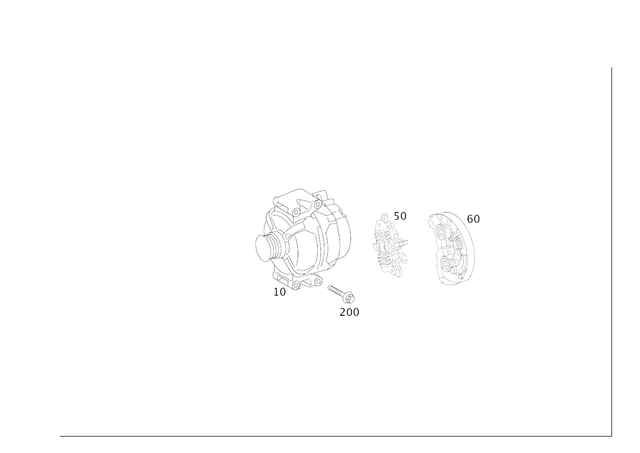 2018-2021 Mercedes-Benz Three-Phase Alternator 000-906-18-05 | MB ...