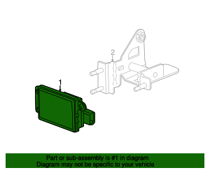 2014-2020 GM Forward Range Radar Module 13442495 GM | GMPartsDirect.com