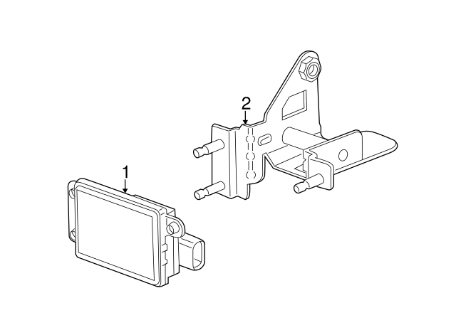 2014-2020 GM Forward Range Radar Module 13442495 GM | GMPartsDirect.com