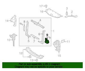 2015-2021 Lexus Support Bracket 53188-78010 | OEM Parts Online