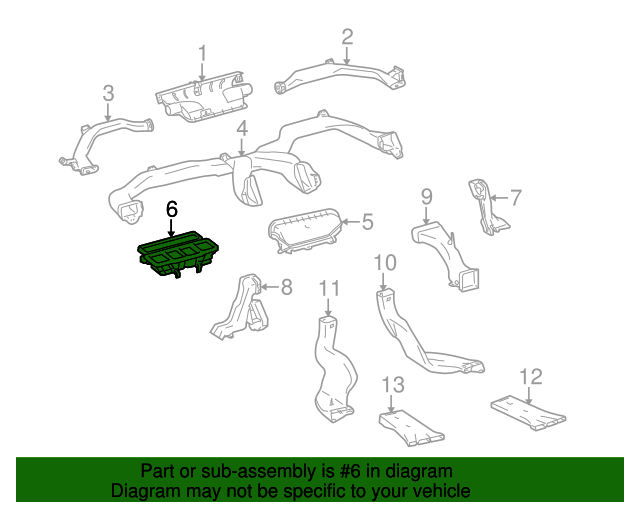 2009-2015 Toyota Venza Connector 55840-0T010 | Toyota Parts Center