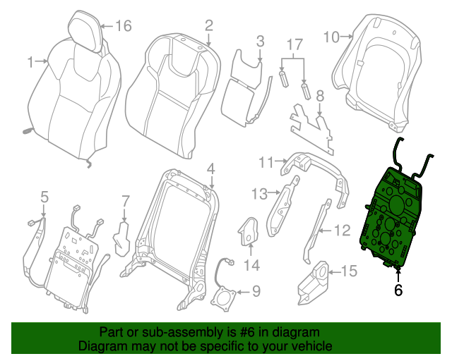 31498949 - Lumbar Support - 2016-2021 Volvo | Volvo OEM Parts Direct