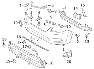 2008-2017 Subaru Lower Bracket 57707FG040 | Subaru Online Parts
