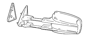 1999-2007 GM Passenger Side Mirror 15172059 GM | GMPartsDirect.com