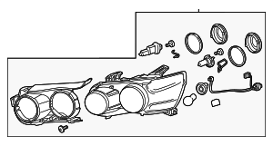 2012-2016 Chevrolet Sonic Passenger Side Headlamp Assembly 42390434 ...