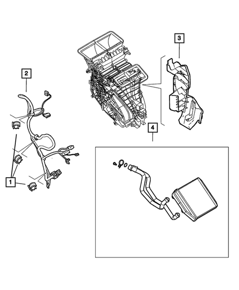 Air Conditioner and Heater Units for 2017 Ram ProMaster City | Mopar ...