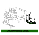 2008-2009 Buick LaCrosse Headlamp and Fascia Mount Panel 25792484 GM ...