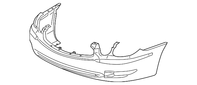 19168757 - Front Upper Bumper Cover 2008-2009 Buick LaCrosse ...