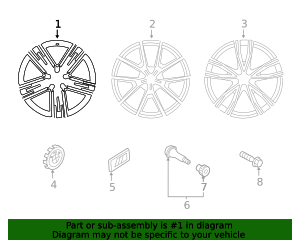 Genuine BMW 36-10-8-089-569 | 20" Style 813M Trans-Shadow Light Alloy ...