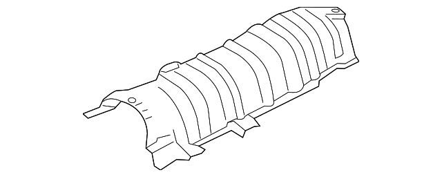 2013-2019 Nissan Sentra Exhaust Heat Shield 74758-3DB0A | TascaParts.com