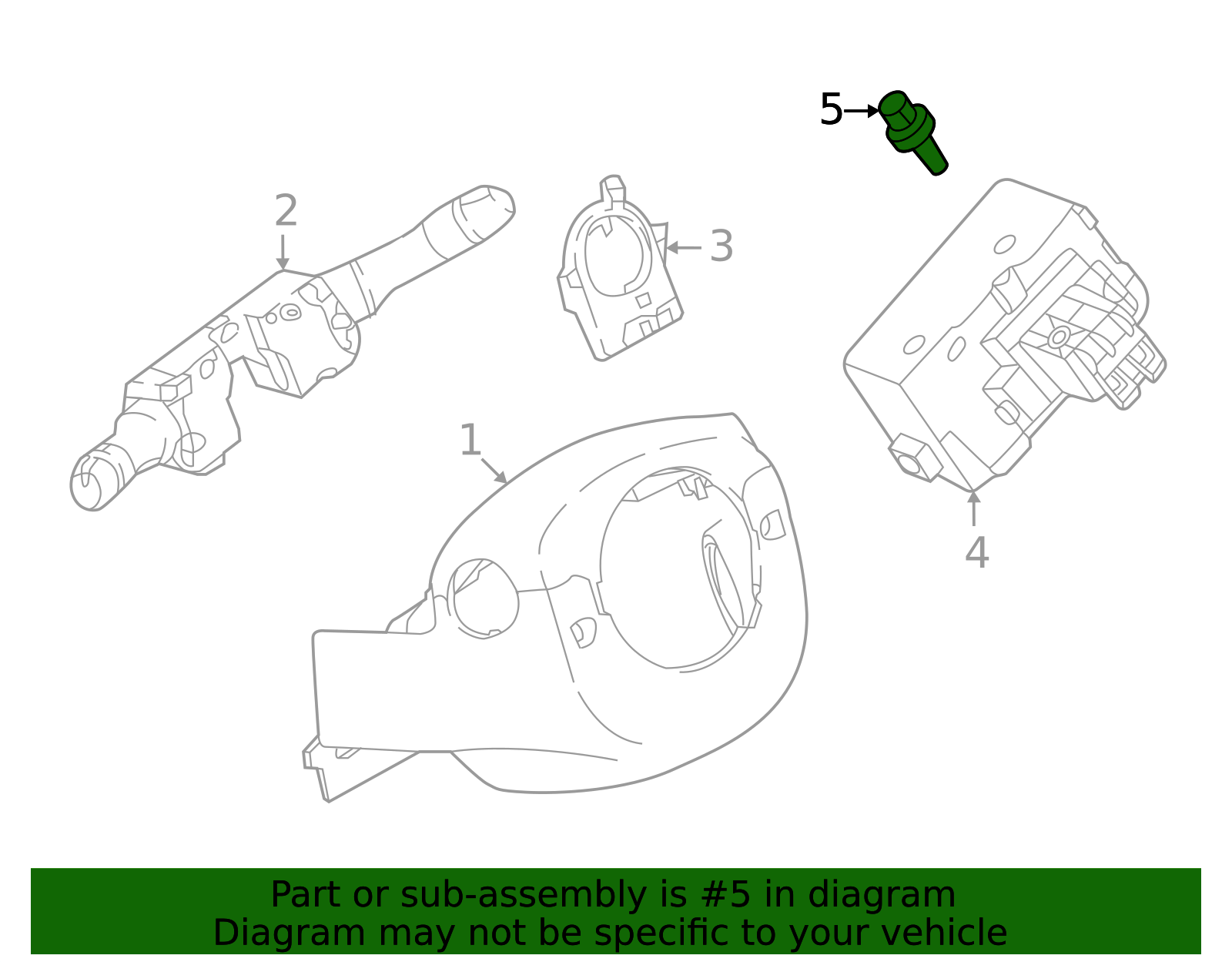 2020-2025 Nissan Steering Lock Lock Bolt 48703-5RB0A | Temecula Nissan ...