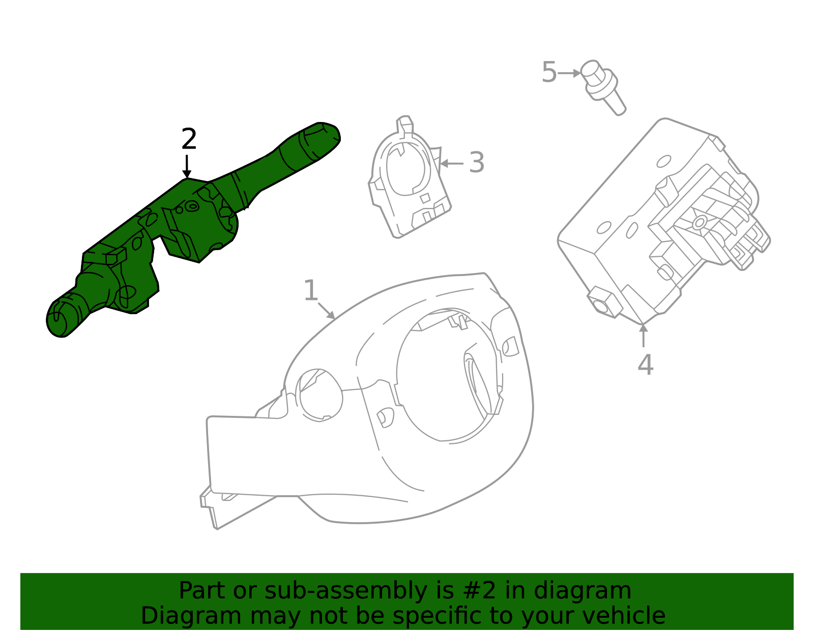 2020-2025 Nissan Sentra Multi-Function Switch 25560-6LB0E | Melloy Nissan Parts