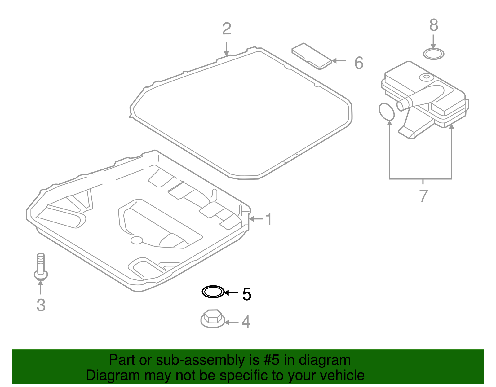 N-013-827-1 - Drain Plug Seal 2010-2015 Audi | Audi OEM Parts