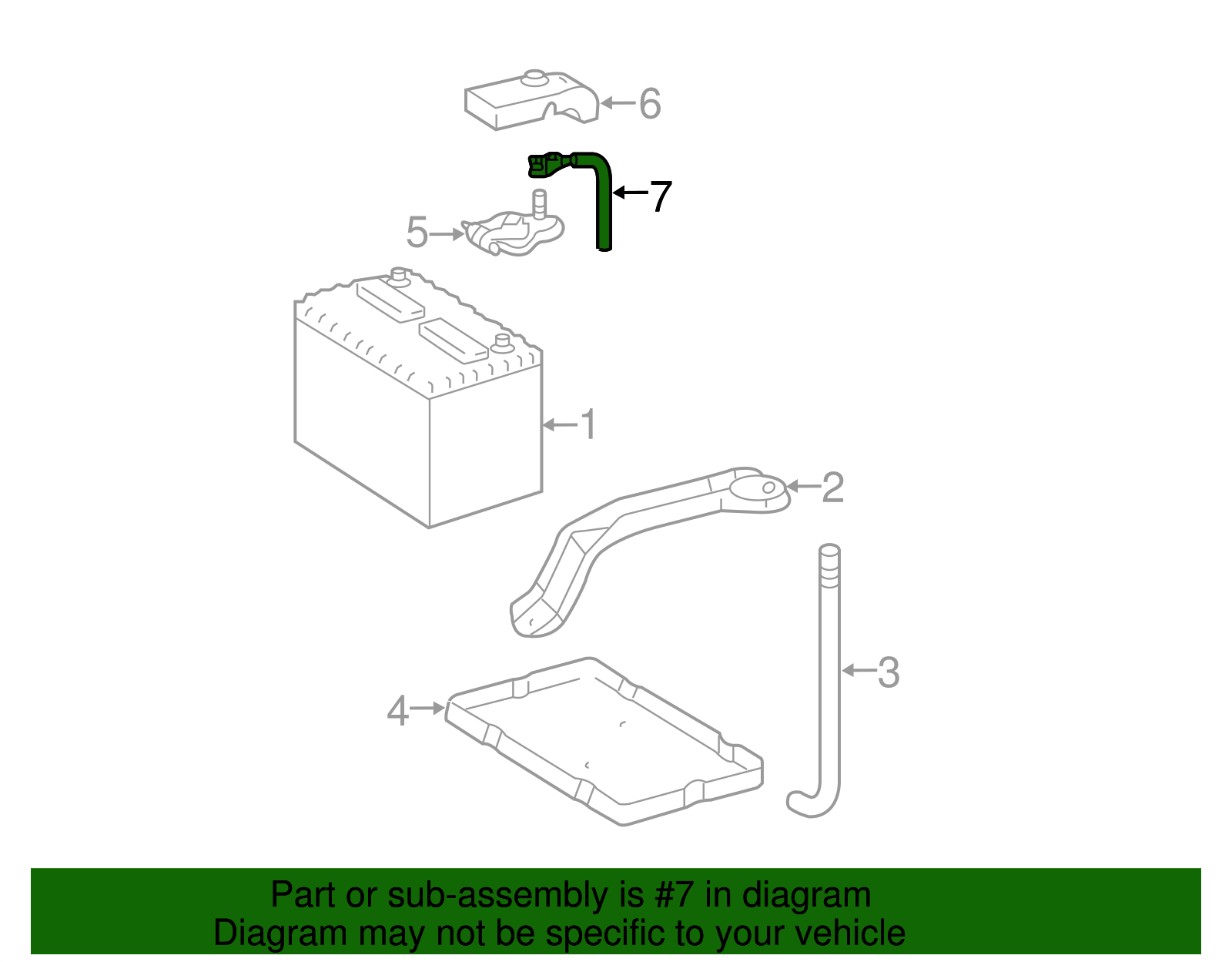 2012-2018 Toyota Negative Cable 82122-06190 | Desert Toyota of Tucson Parts