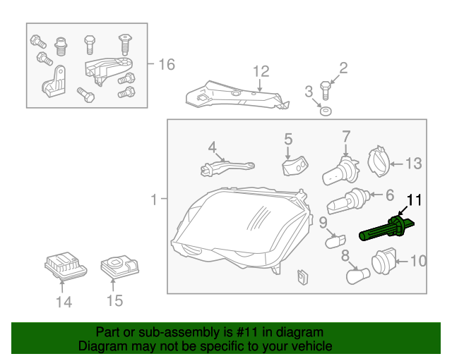 001-826-55-82 - Parking Light Bulb Socket 2010-2012 Mercedes-Benz GLK ...
