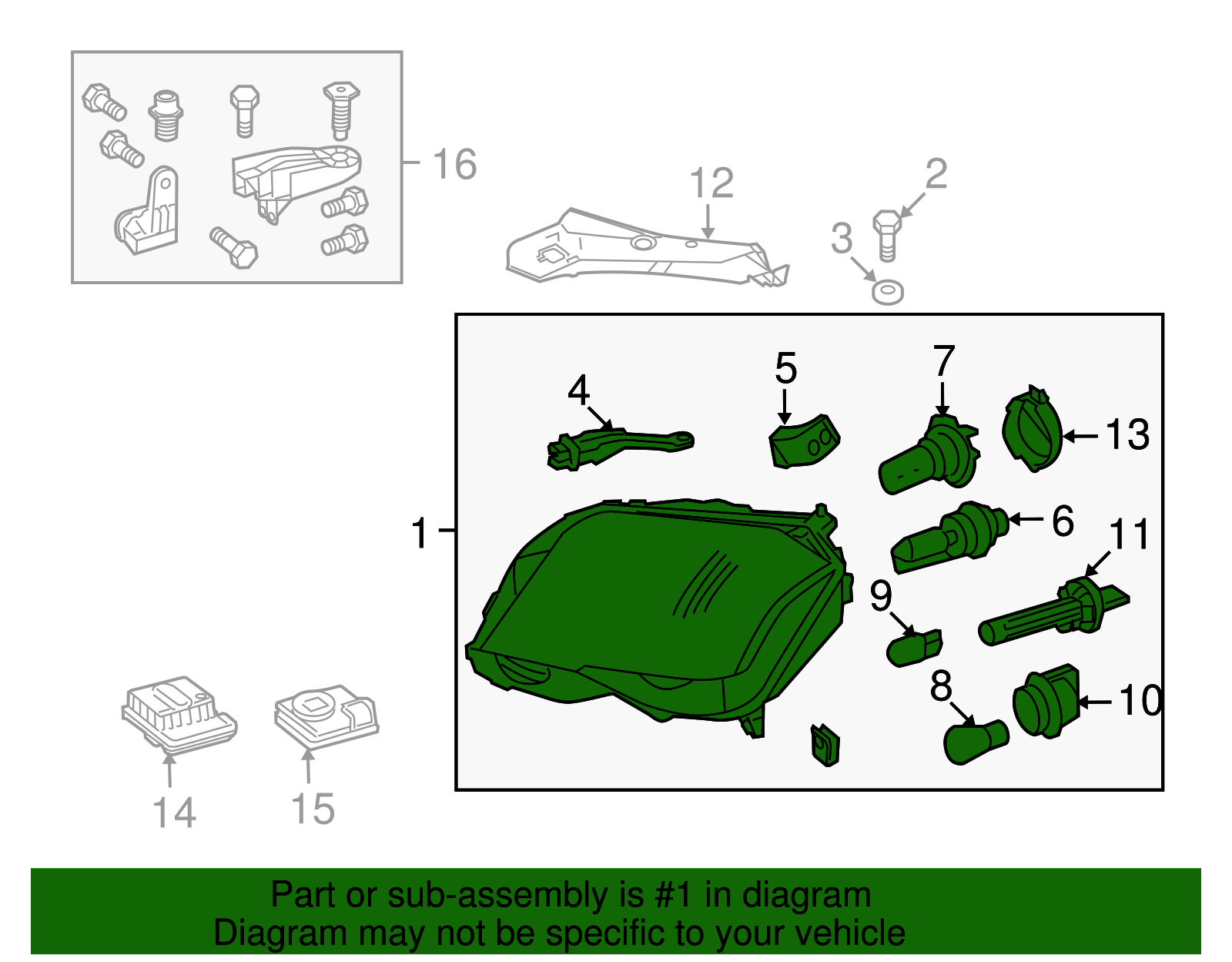 2013-2015 Mercedes-Benz Composite Assembly 204-820-41-39 | Retail Performance Auto Parts