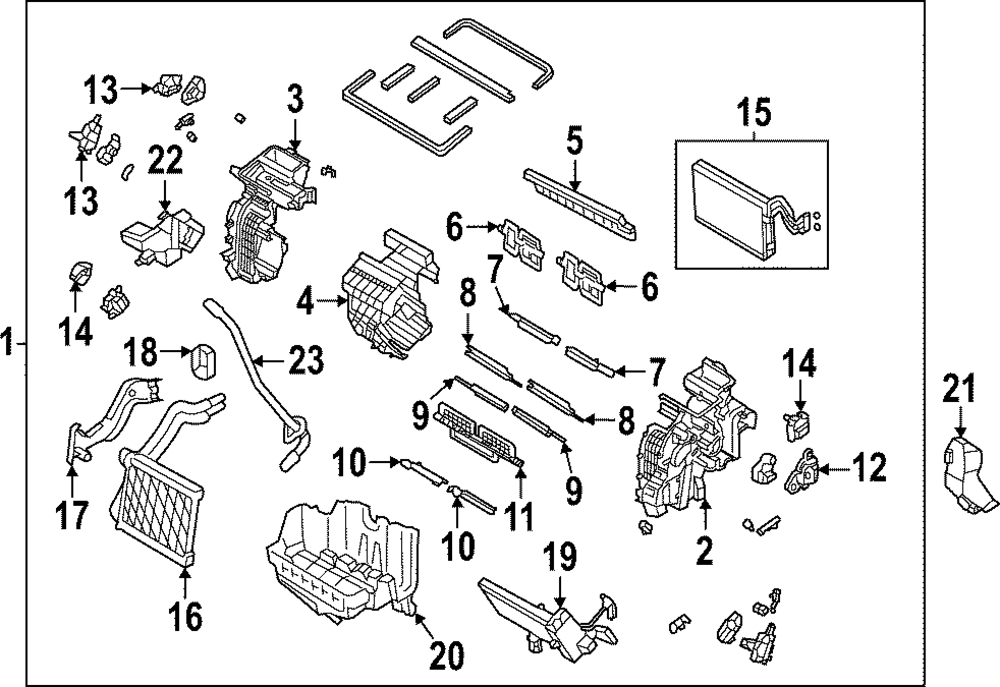 2022-2024 Kia EV6 HVAC Blend Door 97145-CV060 | TascaParts.com