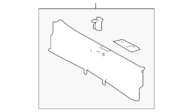 2019-2024 Nissan Altima Rear Panel Trim 84920-6CA0A | Nissan Parts Store
