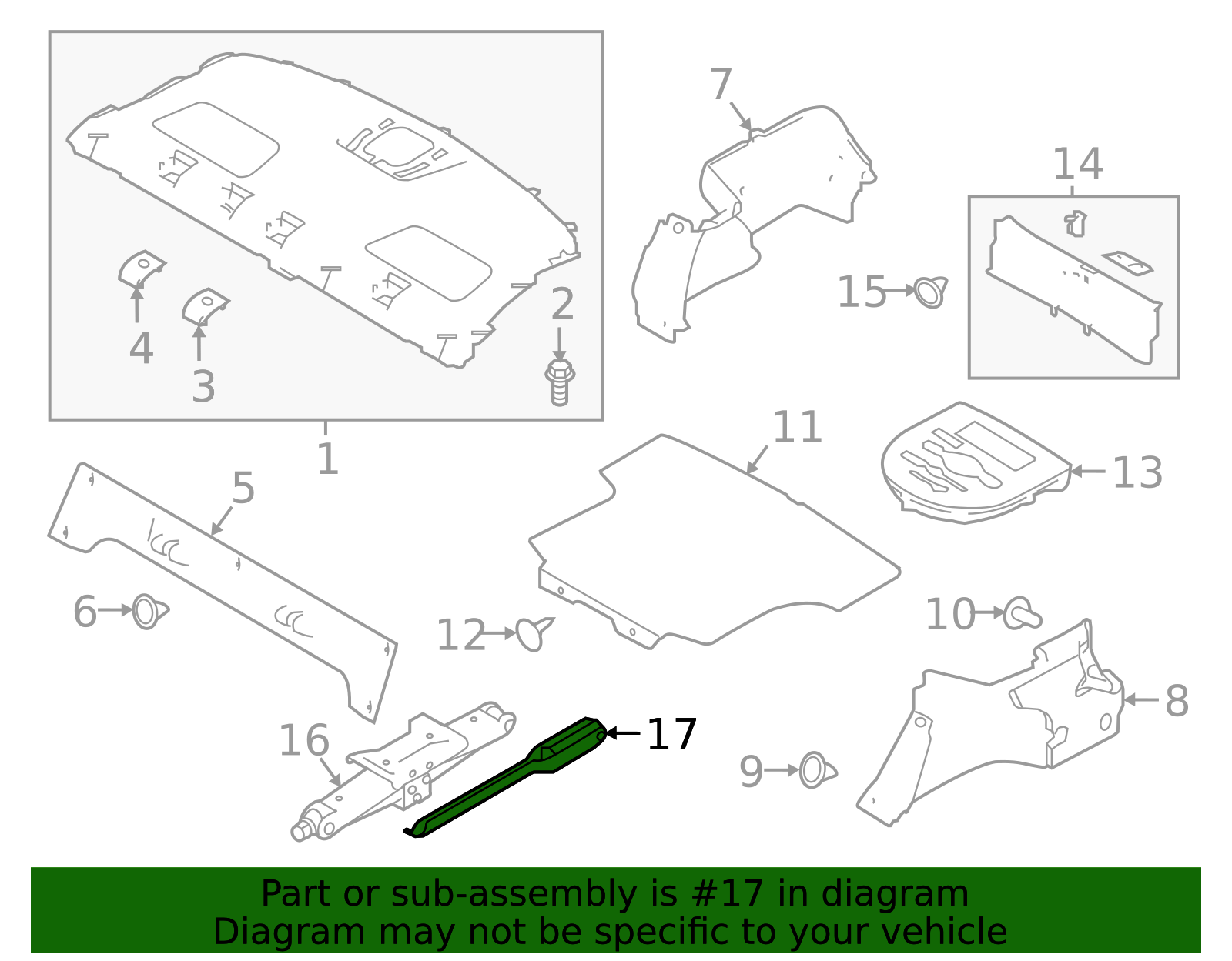 2007-2025 Nissan Wheel Lug Wrench 99545-8J000 | Nissan Parts ...
