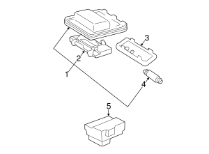 63660-AA011-B2 - Overhead Console - 1999-2003 Toyota Solara | OEM ...