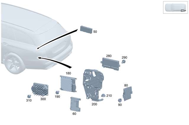206-900-54-21 - Control Unit, Complete 1956-2025 Mercedes-Benz ...