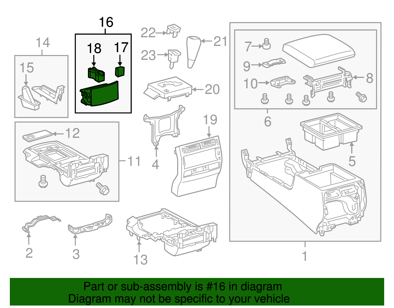 58803-60030-A1 - Cup Holder - 2013-2015 Toyota Land Cruiser | Nucar Toyota of North Attleboro