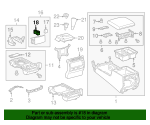 55633-60040 - Cup Holder Support - 2008-2011 2013-2020 Toyota Land ...