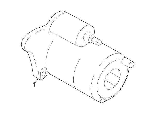 1986-2001 Mazda Starter Motor B676-18-400R-00 | Florida Mazda Parts