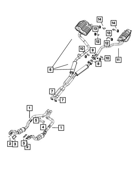 Exhaust System for 2020 Dodge Challenger | We R Mopar