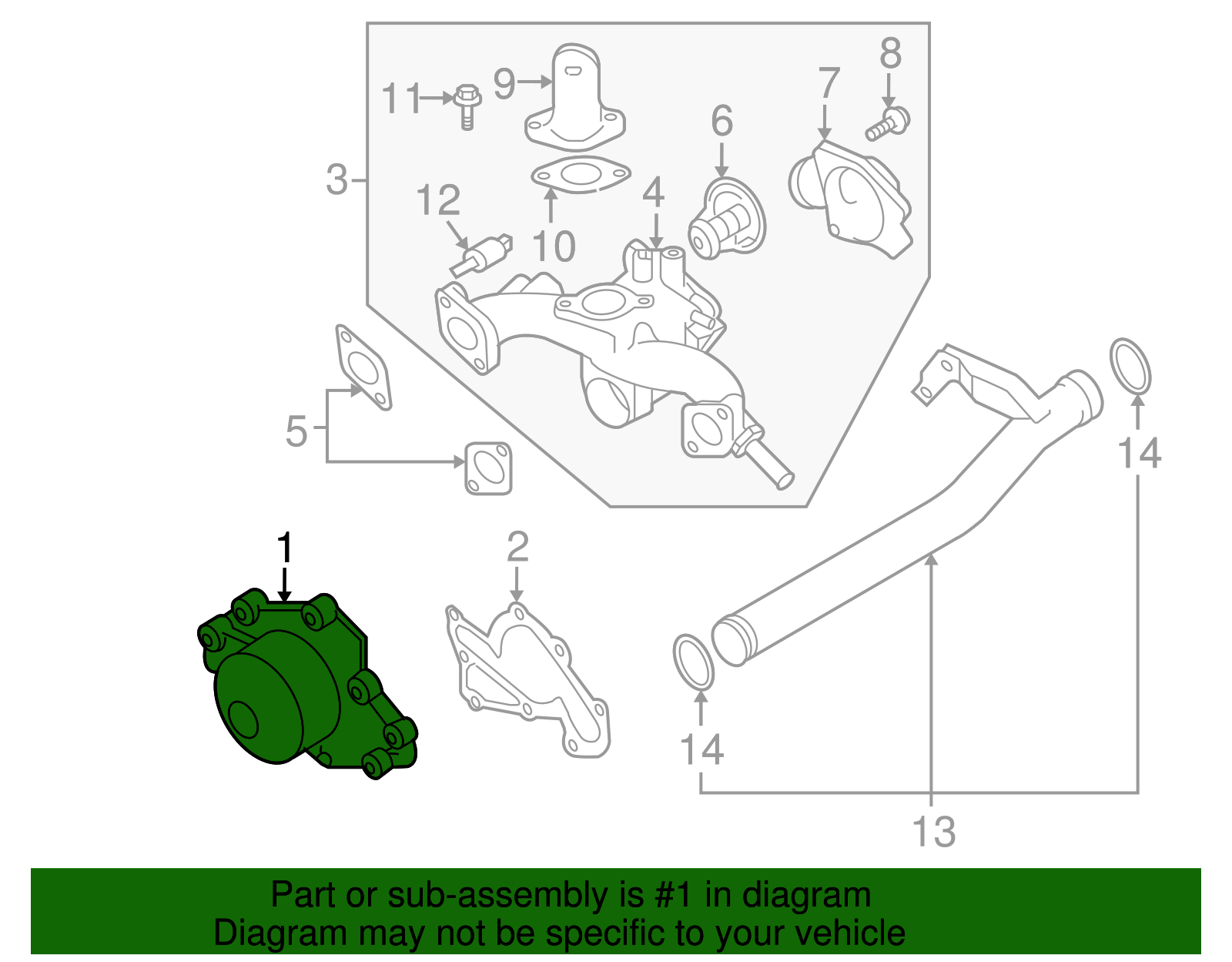25100-37202 - Water Pump 2001-2010 Kia | Kia.Parts Store