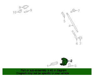2016-2025 Toyota Genuine Toyota Rav4 Rear Door/Lift Gate Lock/Latch ...