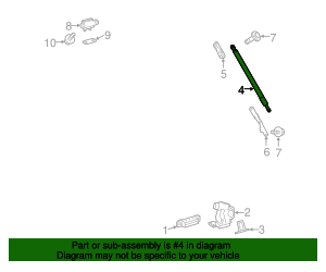 68950-0R020 Lift Cylinder - Toyota | Mike Calvert Toyota Parts