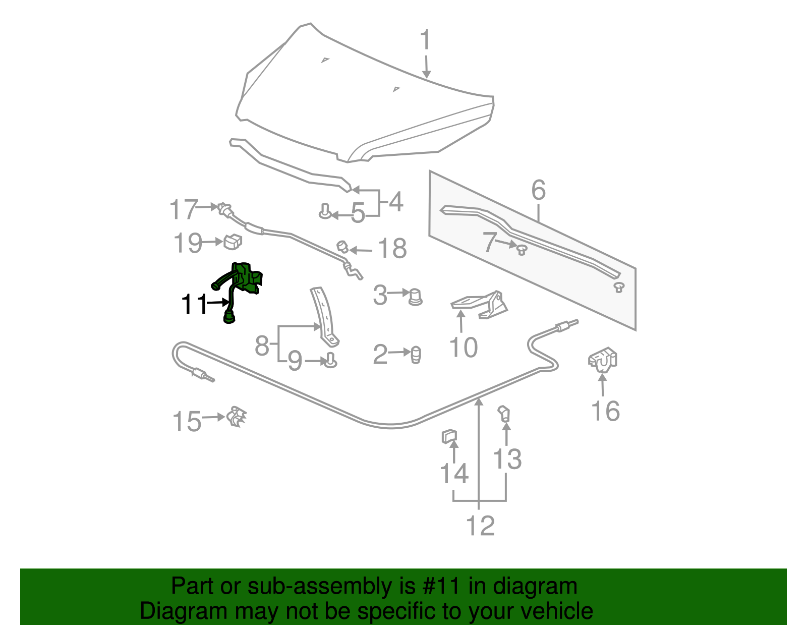 74120-S9V-A03 - Lock Assembly 2006-2008 Honda Pilot | Honda Parts Online