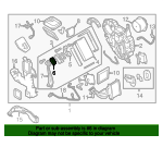 2011-2017 Nissan Quest Expansion Valve 92200-1JA0A | Nissan Parts Plus