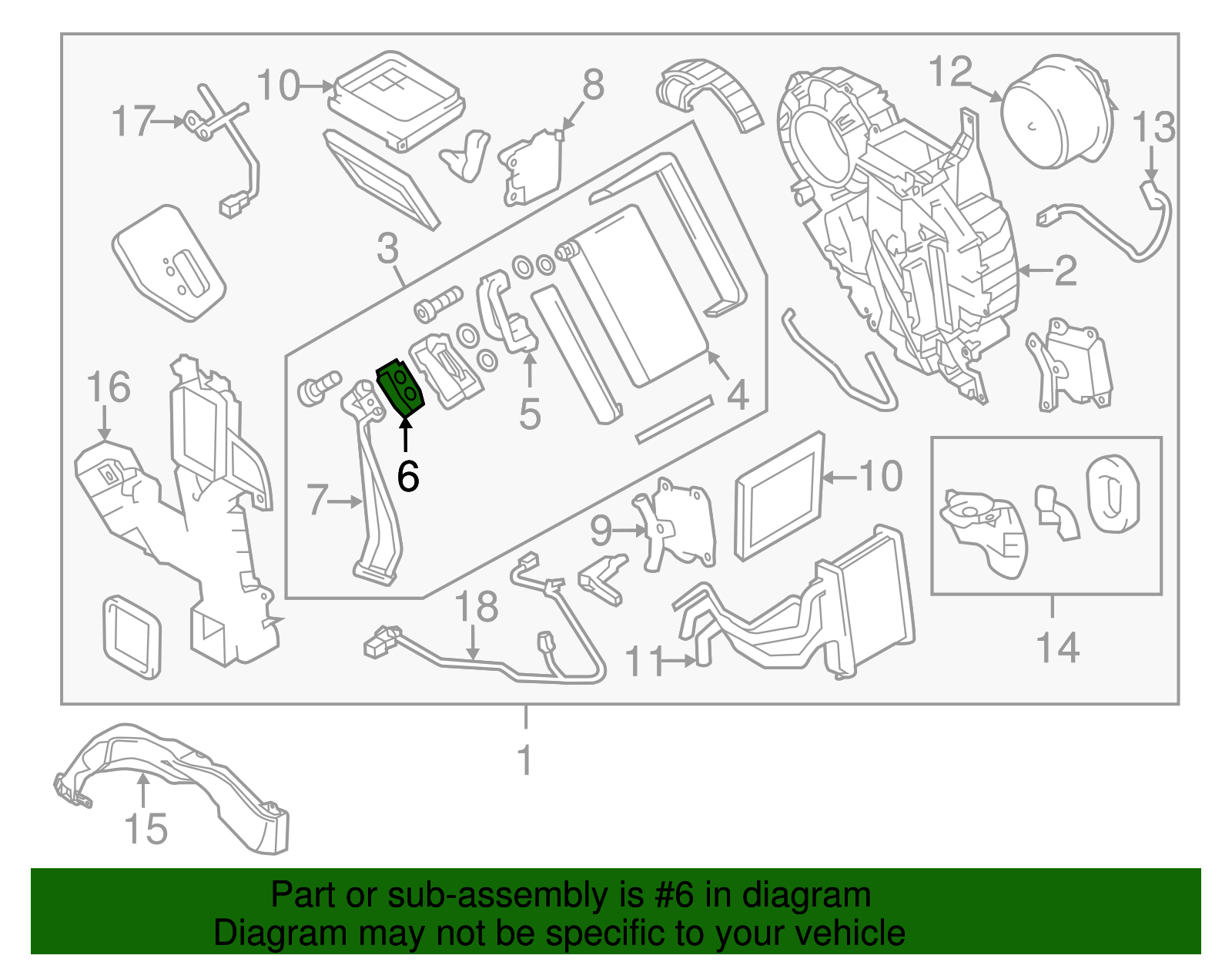 2011-2017 Nissan Quest Expansion Valve 92200-1JA0A | Nissan Parts Plus
