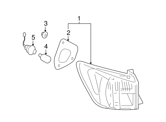 2009-2010 Lexus Tail Light Assembly 81561-53220 | AutoNationParts.com